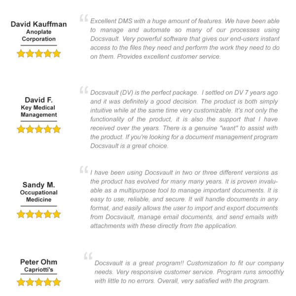 Best Document Management Software | Docsvault